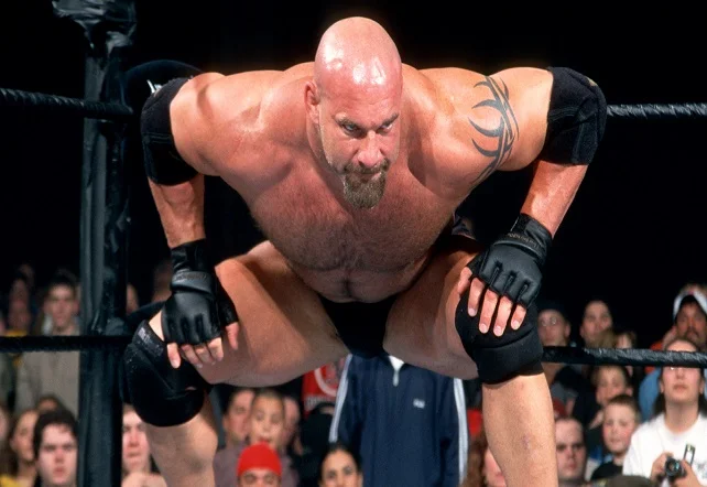 Bill Goldberg WWE WCW Spear - Wrestling News Plus