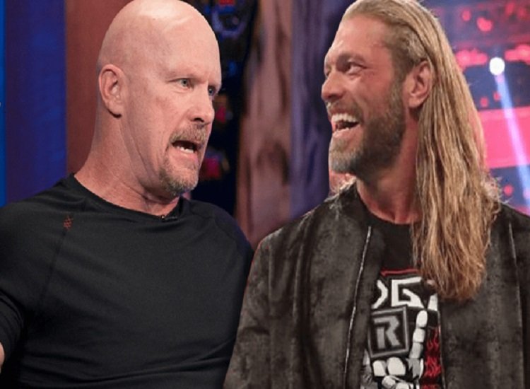 EDGE and Stone Cold smile - Wrestling News Plus